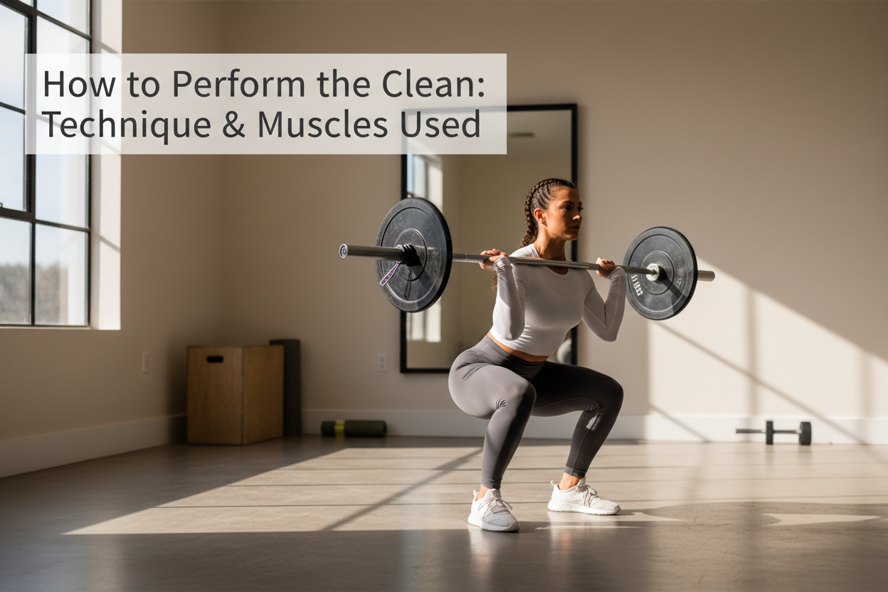 How to Perform the Clean: Complete Technique & Muscle Guide - Training ...