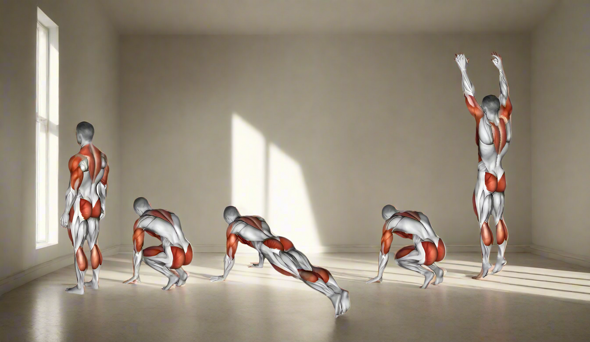 What Muscles Do Burpees Work,ideal for all over body workout - Training ...