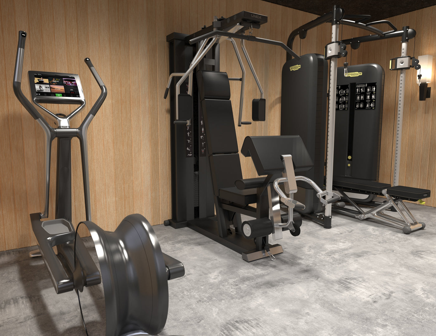 Garden Room Gym Design & Ideas - Training Station
