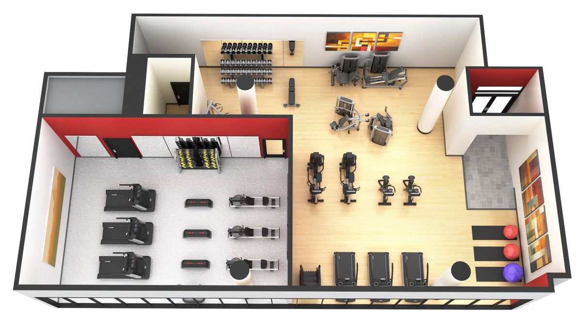 School, College & University Gym Design & Ideas - Training Station